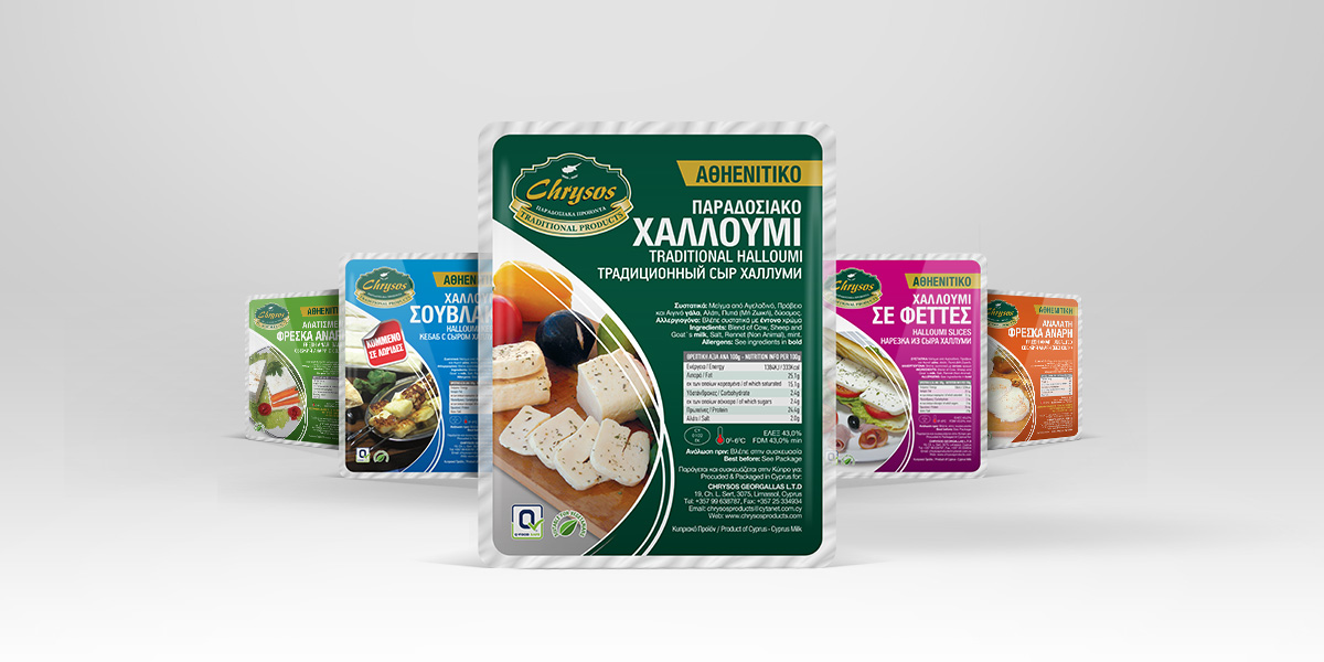 New packaging for Chrysos products – Chrysos Traditional Products